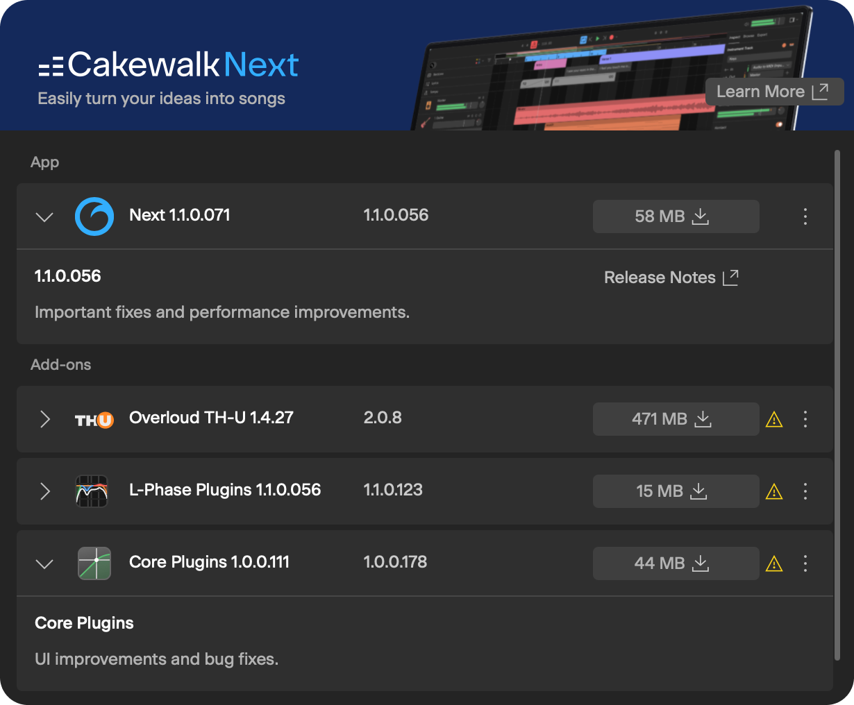 Cakewalk Next